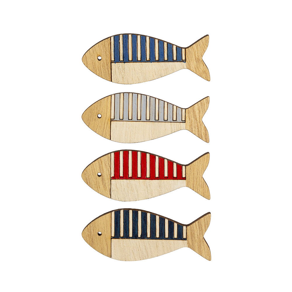 SET OF 4 “FISH” MAGNETS