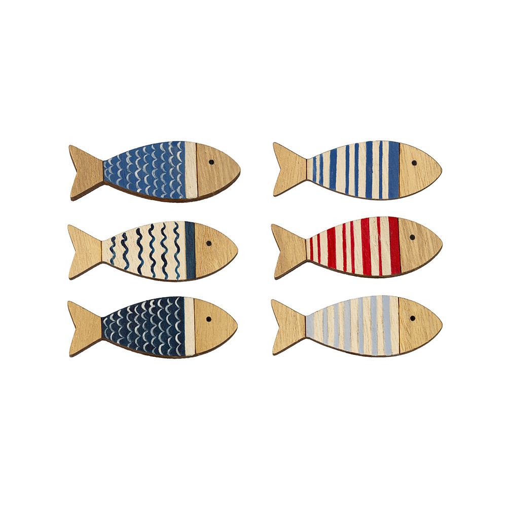SET OF 6 “FISH” MAGNETS
