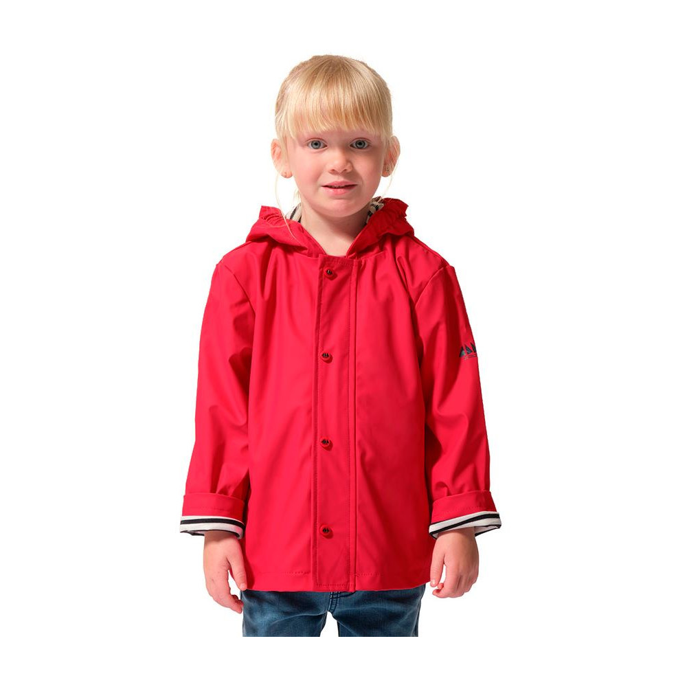 "NUAGE" CHILDREN'S RED RAINCOAT