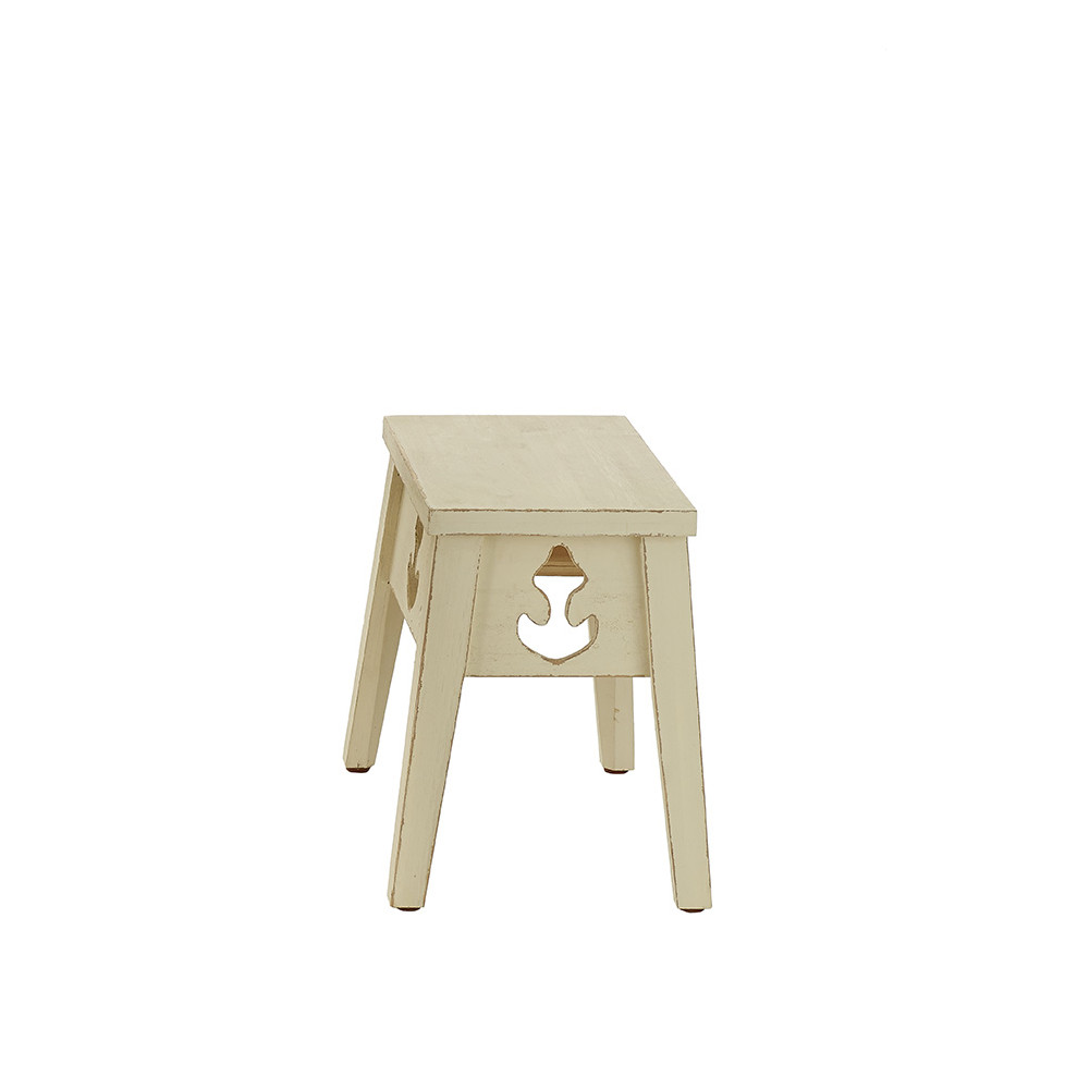 MESITA RÚSTICA EN MADERA "ANCLA MARINA"