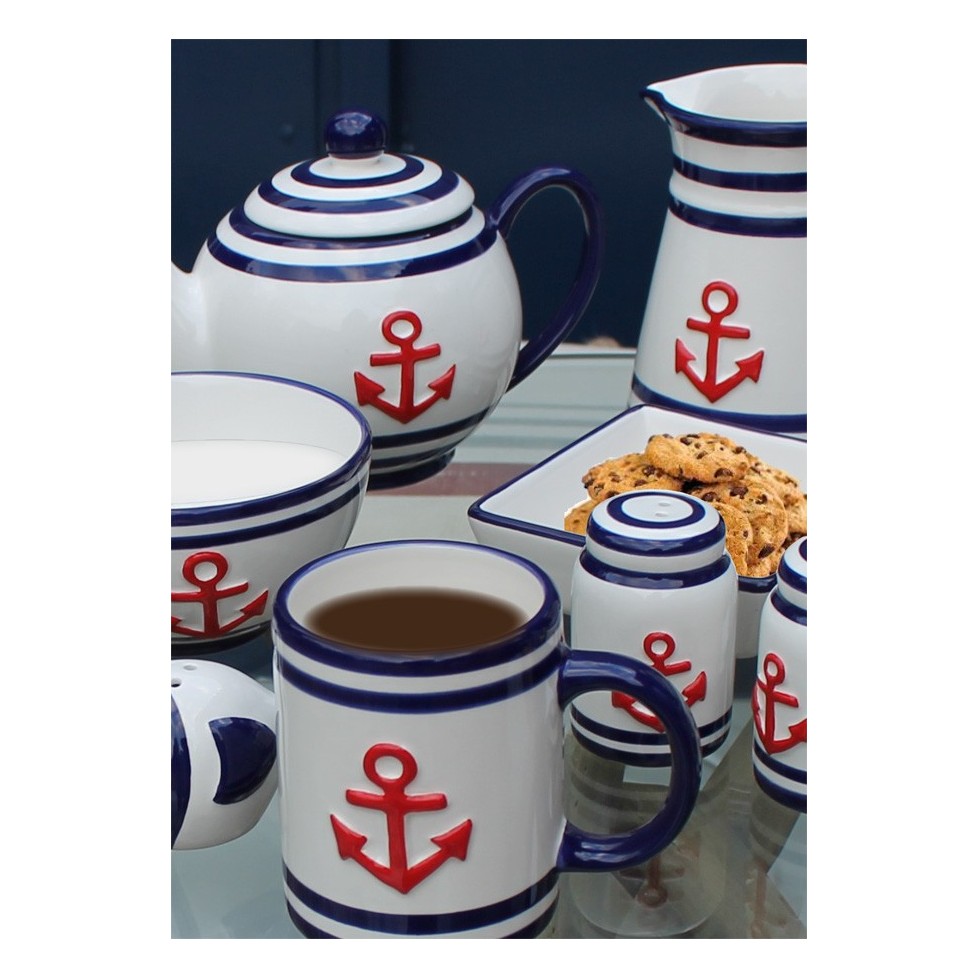 TETERA NÁUTICA "ANCLA ROJA"