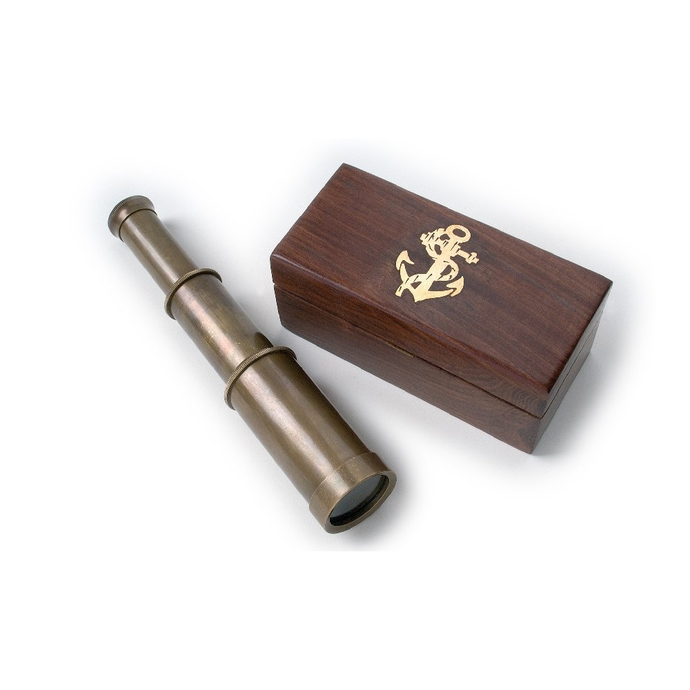 NAUTICAL BRASS TELESCOPE