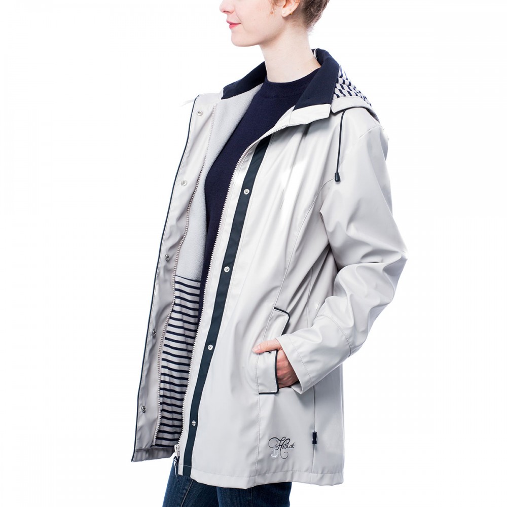 "SIA" IMPERMÉABLE CIRÉ POLAIRE FEMME