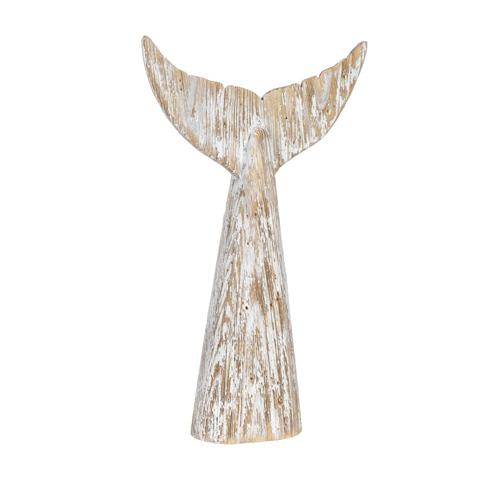 NAUTICAL DECORATIVE WOODEN WHALE'S TAIL