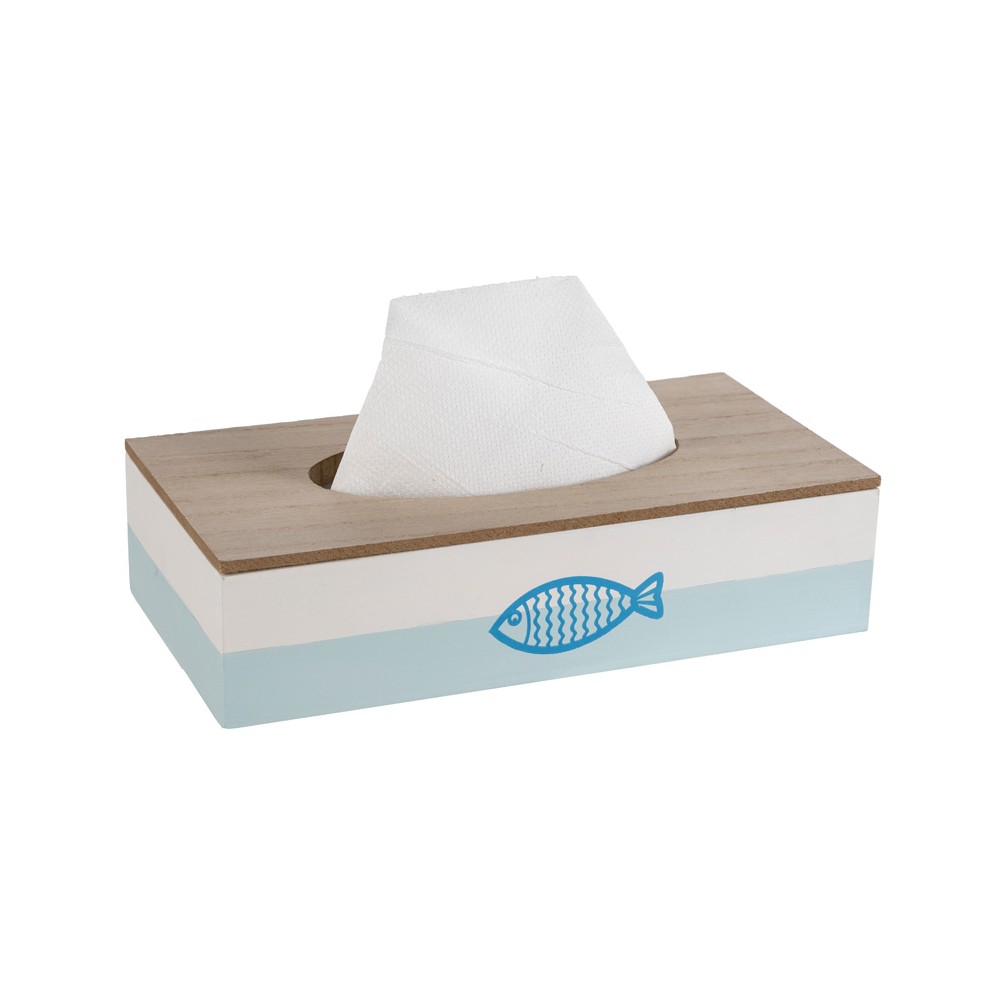 NAUTICAL FISH TISSUE BOX