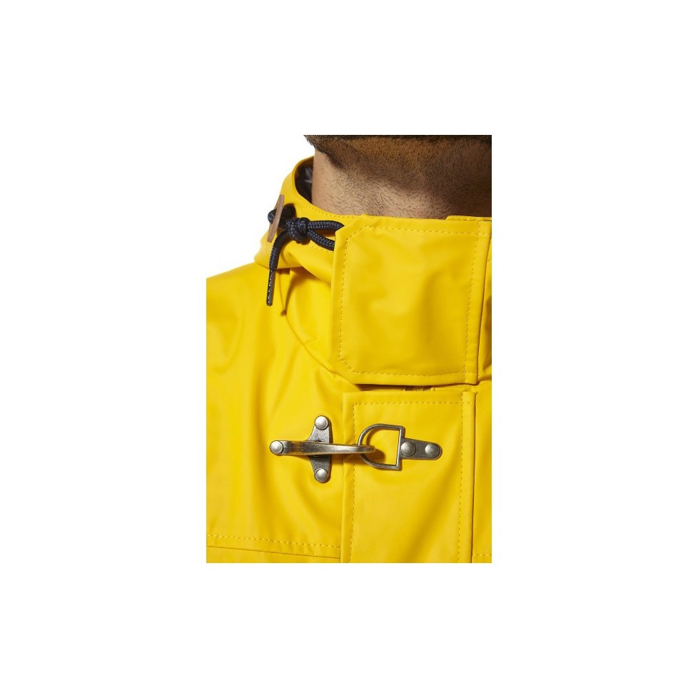 Talla XXXL "ASENSIO" CHAQUETA CHUBASQUERO IMPERMEABLE ADULTO AMARILLO