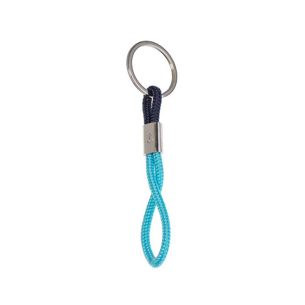 COLLECTION OF 4 MARINE KEYRINGS "ROPE"