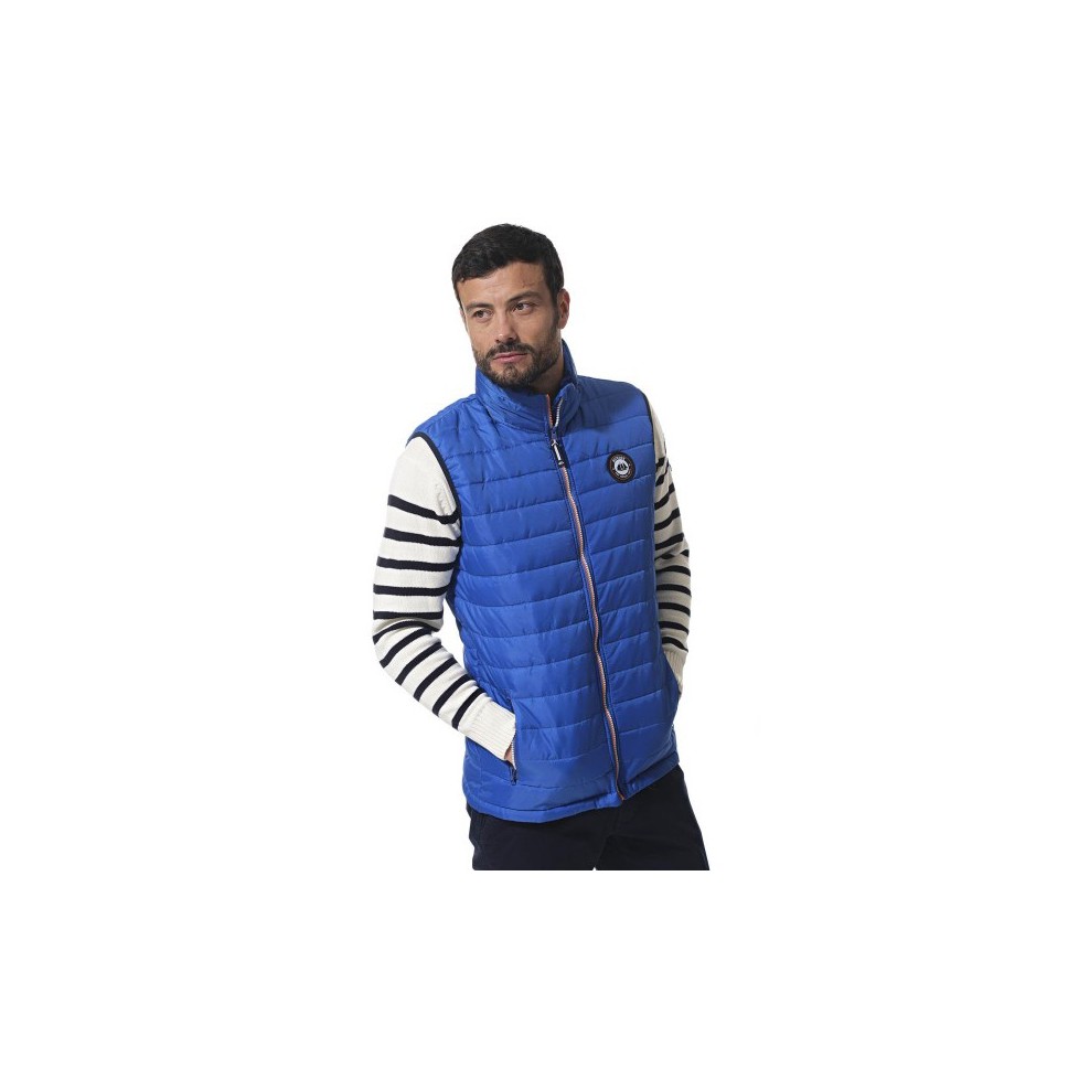 "SIR" MEN'S ELECTRIC BLUE PADDED VEST