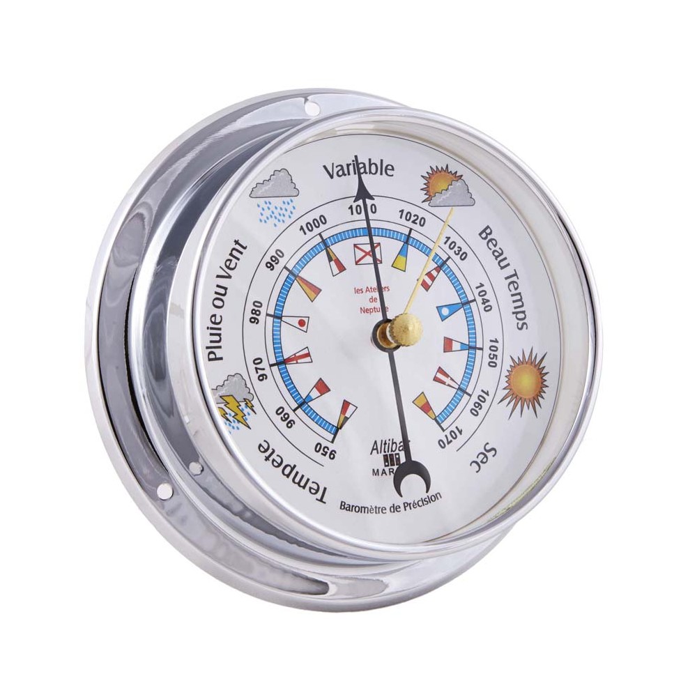BARÓMETRO METAL CROMADO IMEX MARINE