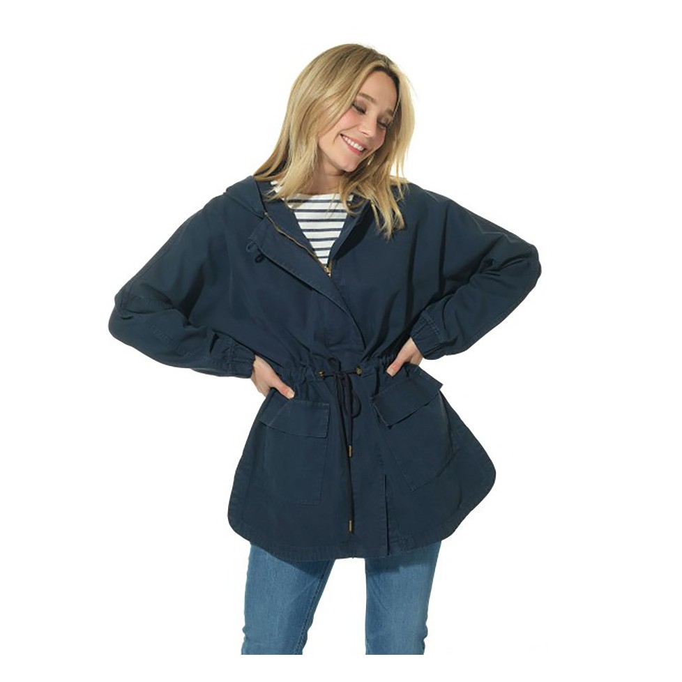"TRUDY" WOMEN'S NAVY BLUE NAUTICAL JACKET
