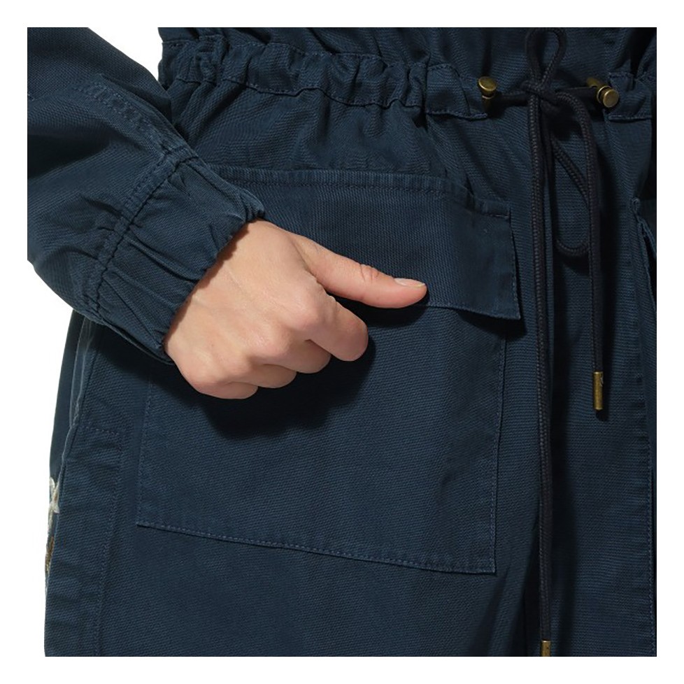 "TRUDY" WOMEN'S NAVY BLUE NAUTICAL JACKET