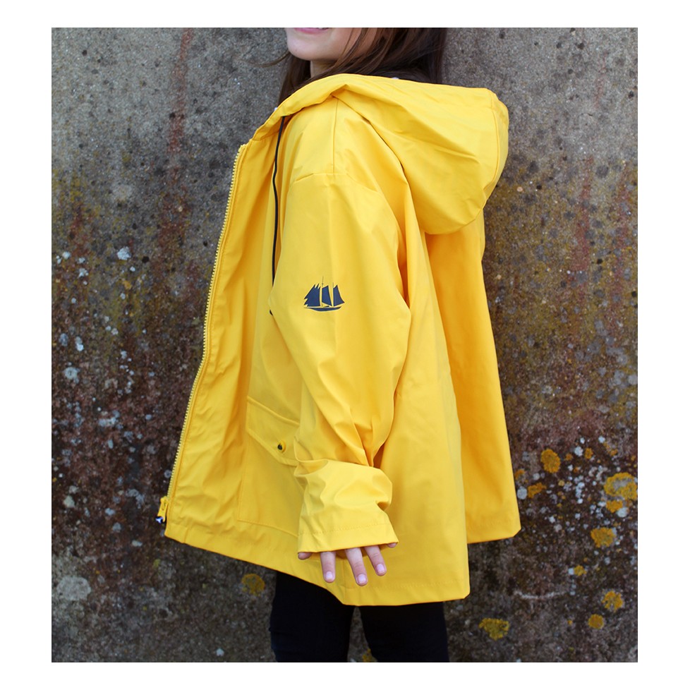 "CUMULUS" IMPERMÉABLE CIRÉ POUR ENFANTS JAUNE