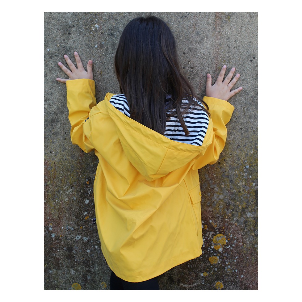"CUMULUS" IMPERMÉABLE CIRÉ POUR ENFANTS JAUNE