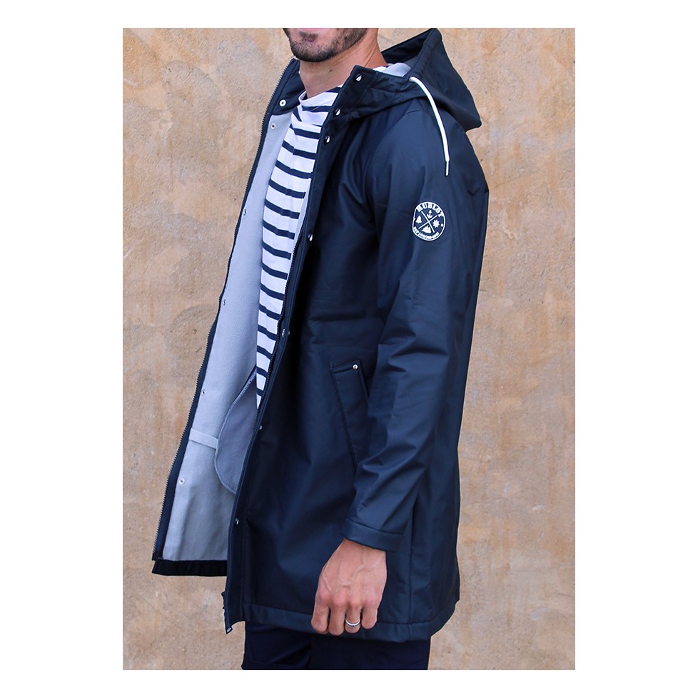 "OLIVIER" IMPERMÉABLE NAUTIQUE HOMME BLEU MARINE