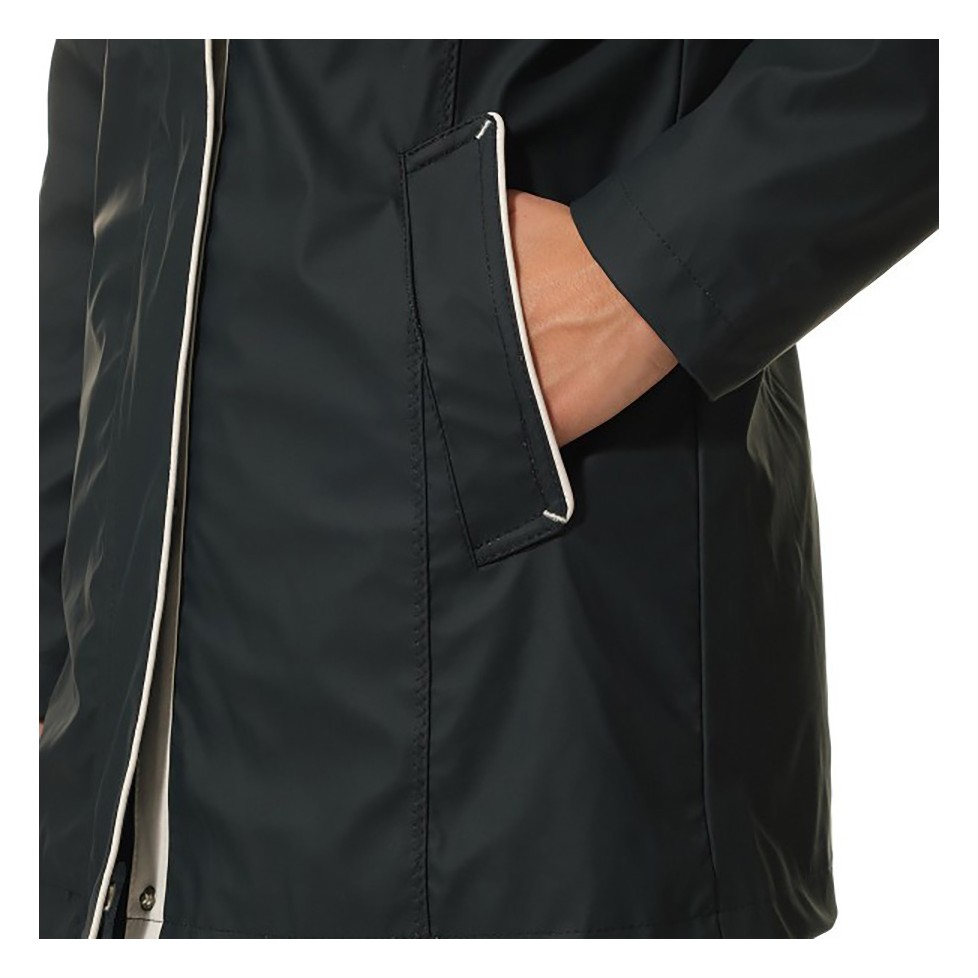 "AIGA" NAUTICAL NAVY BLUE WATERPROOF RAINCOAT