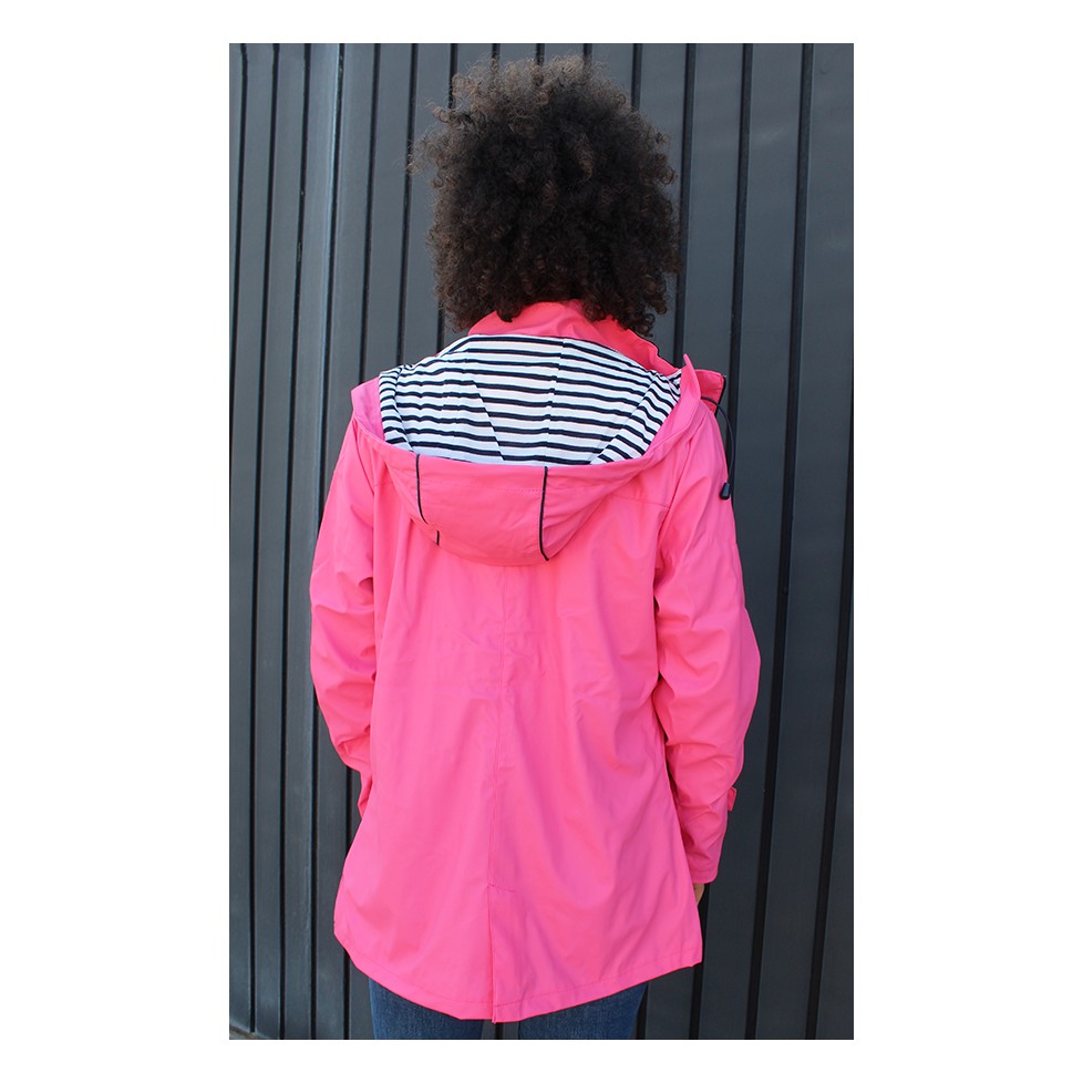"MAIA" IMPERMÉABLE NAUTIQUE ROSE CAMÉLIA