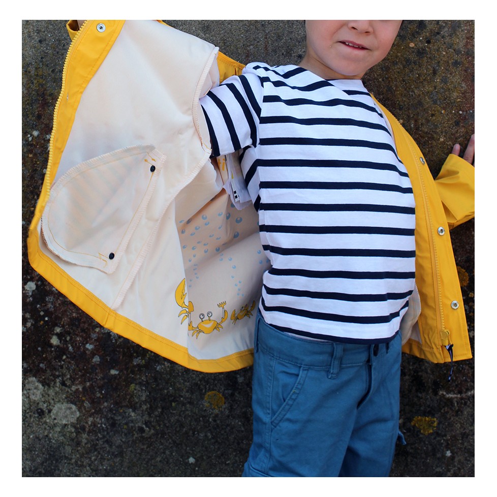 "SPLASH" YELLOW RAINCOAT FOR KIDS