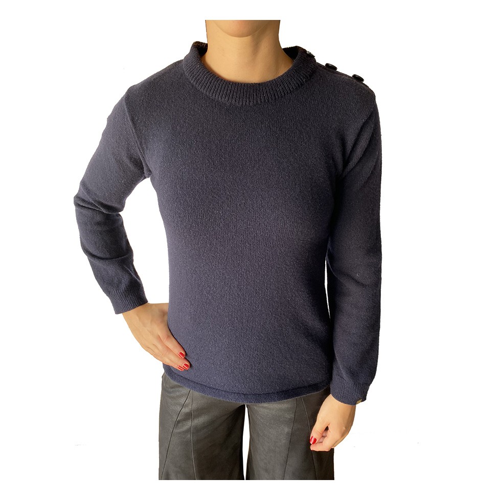 "ROSITA" WOMEN'S NAUTICAL NAVY BLUE JUMPER