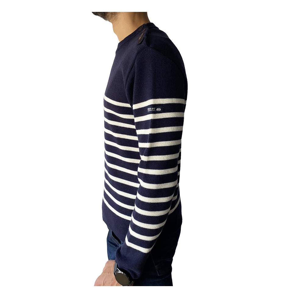 "JUPITER" NAUTICAL MERINO WOOL MEN'S SWEATER