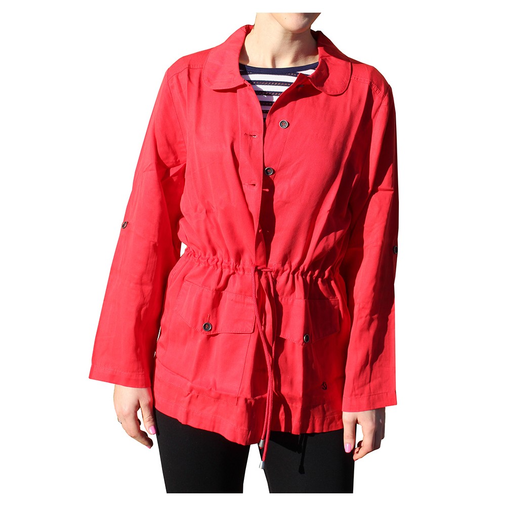 "BOUCHARA" VESTE ROUGE FEMME SAHARIENNE