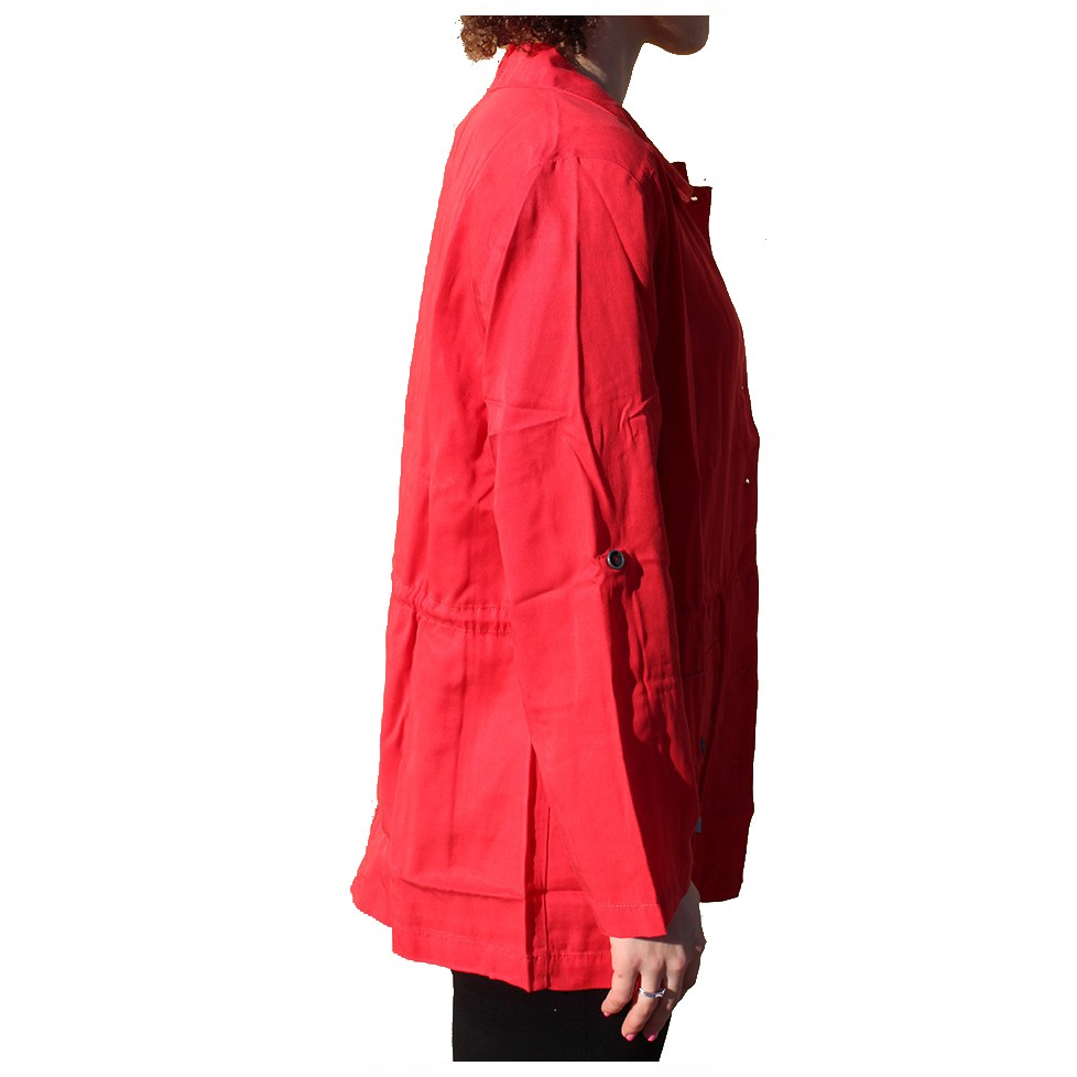 VESTE ROUGE FEMME SAHARIENNE "BOUCHARA"