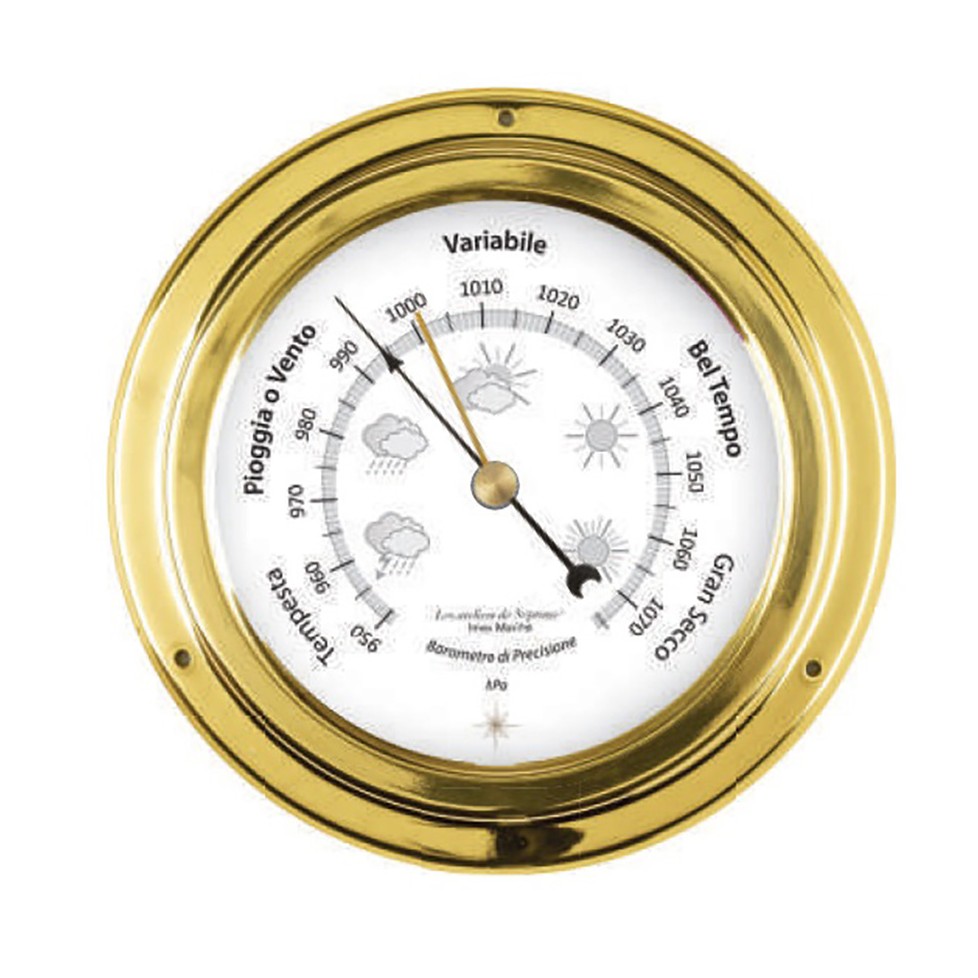 IMEX MARINE BRASS BAROMETER 14,5 CM