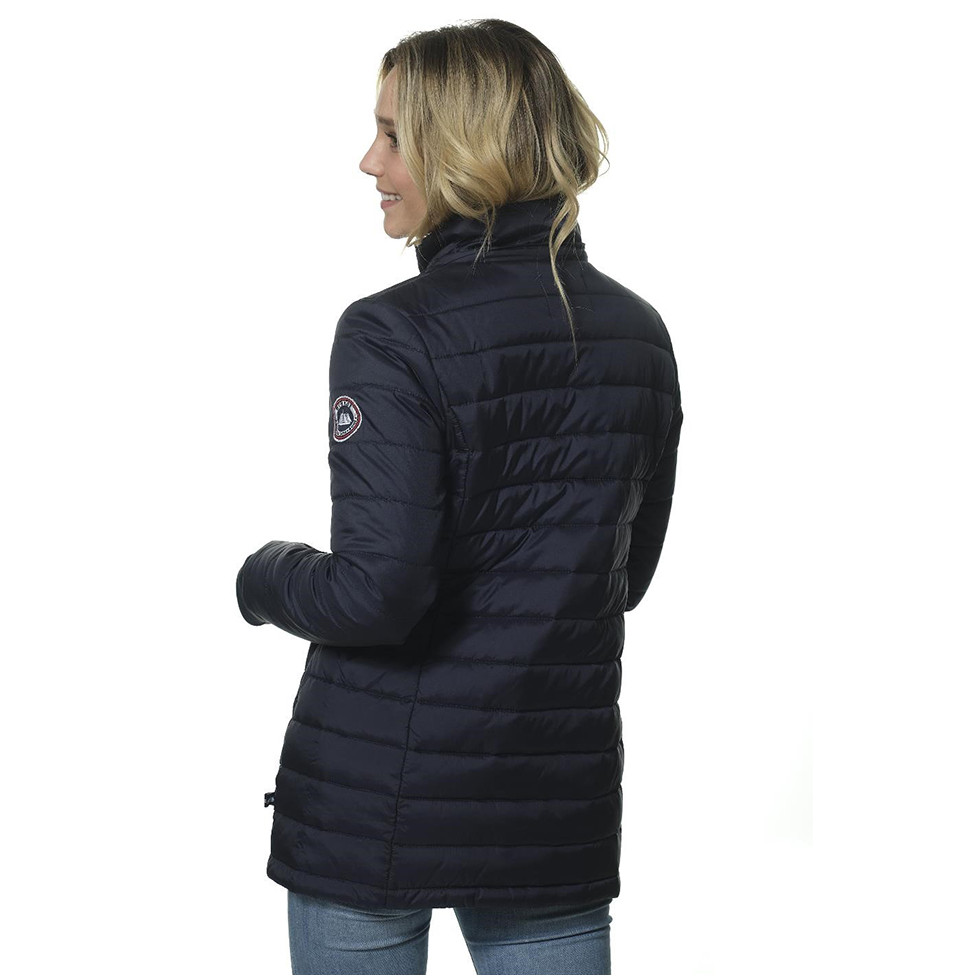 "ALARIA" CHAQUETA PARKA AZUL MARINO ACOLCHADA MUJER