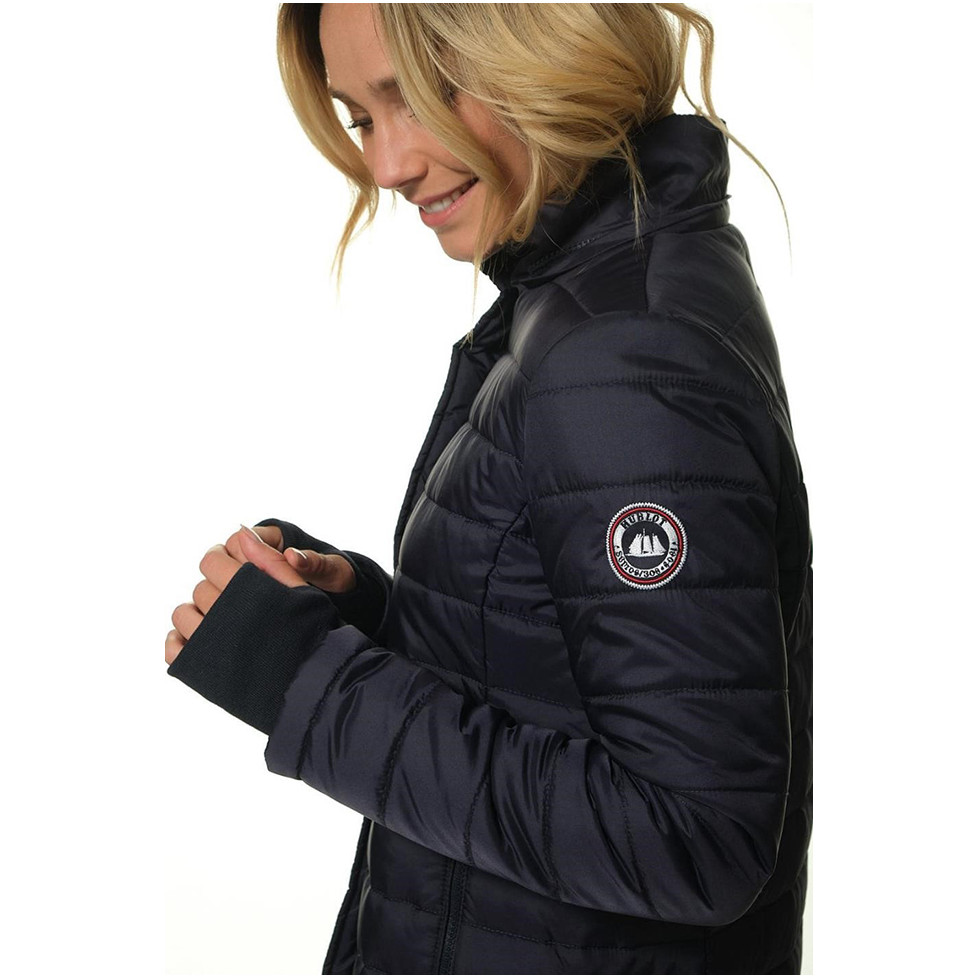 "ALARIA" CHAQUETA PARKA AZUL MARINO ACOLCHADA MUJER