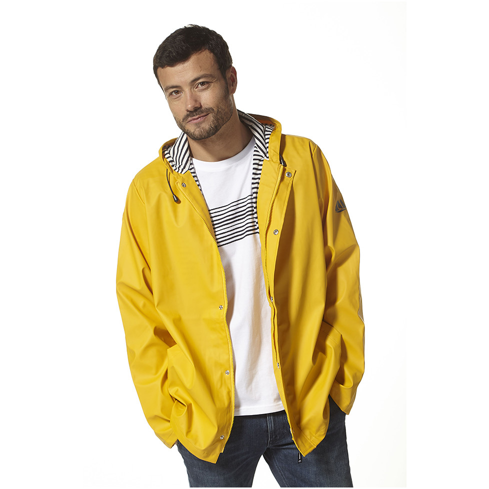 "NUAGE" YELLOW NAUTICAL RAINCOAT