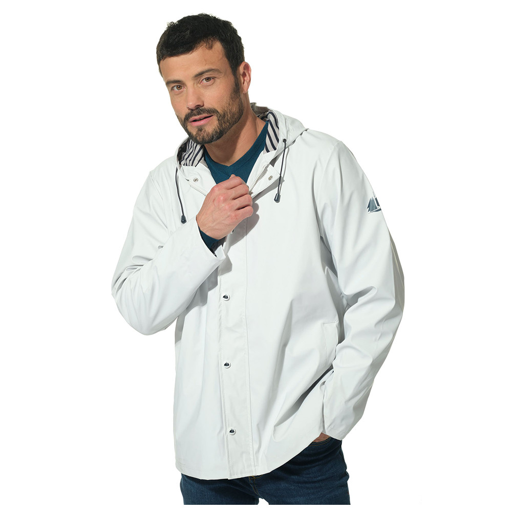 "NUAGE" IMPERMÉABLE BLANC MIXTE