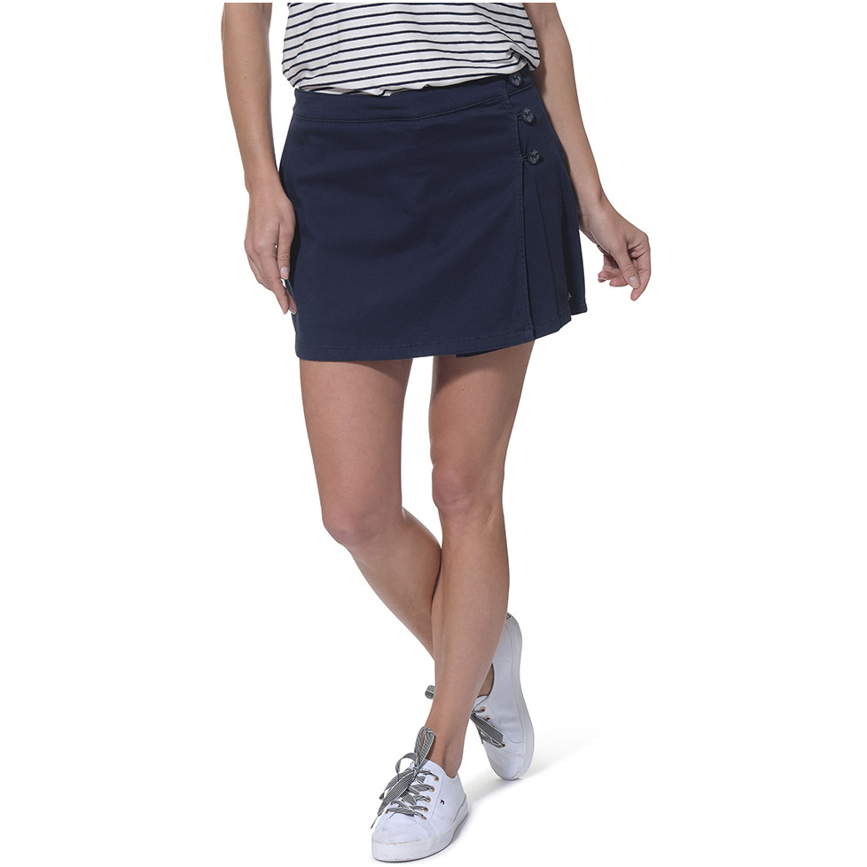 "CONCETTA" MINI FALDA PANTALÓN AZUL MARINO