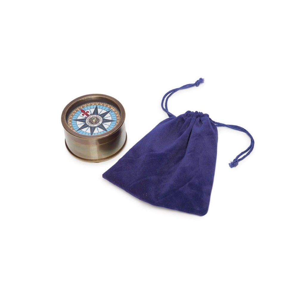 NAUTICAL COMPASS WITH WIND COMPASS