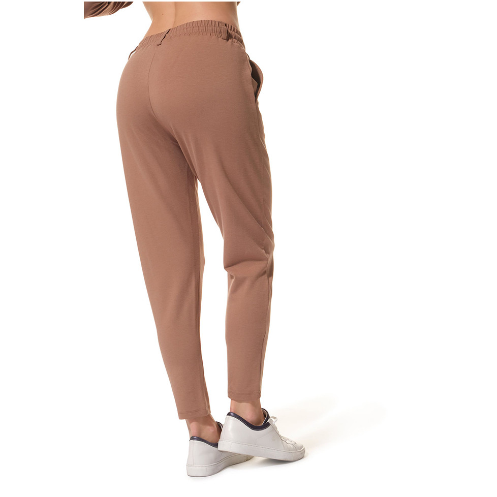 "FIDIS" WOMEN'S CAMEL ELASTIC TROUSERS