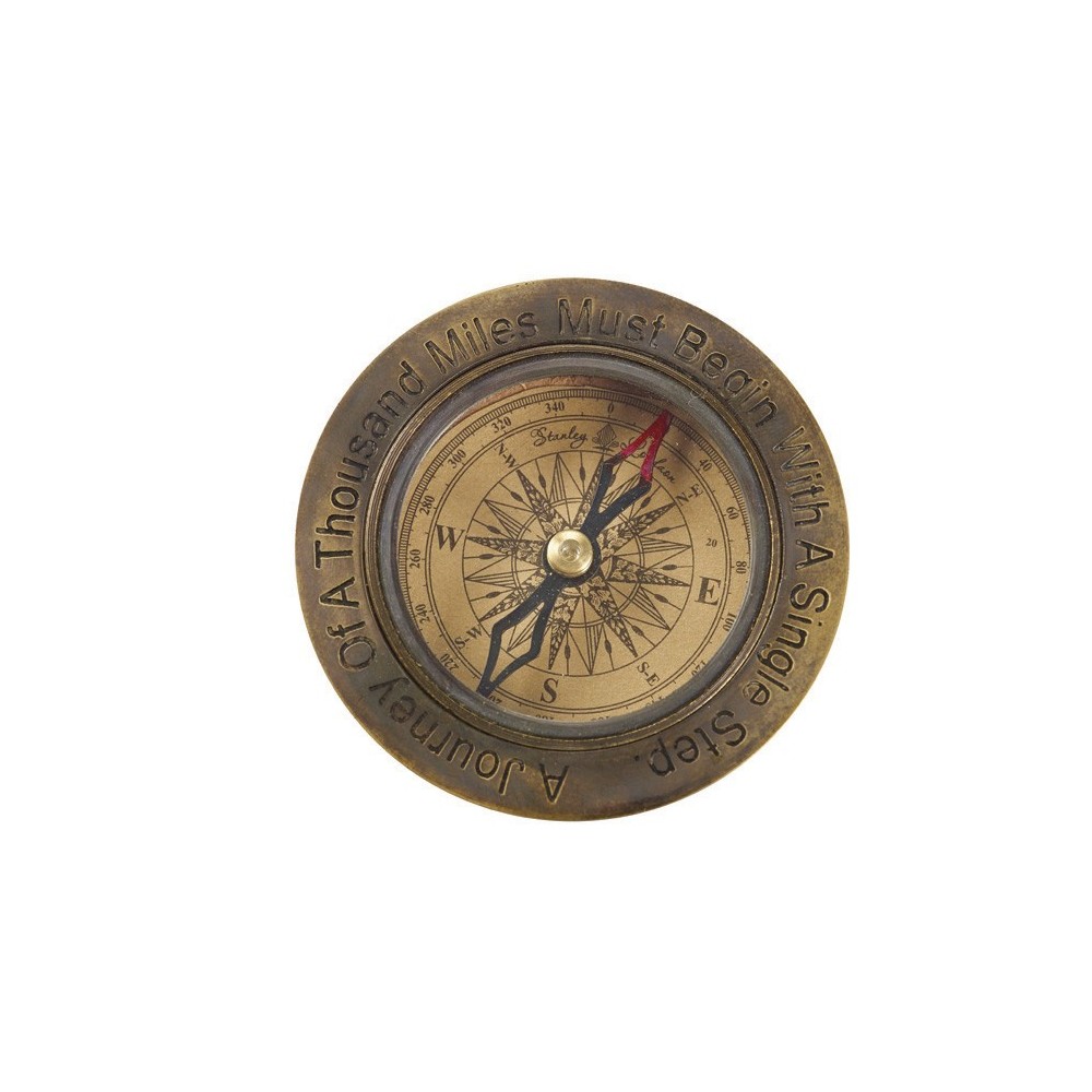 SHIP WHEEL NAUTICAL COMPASS