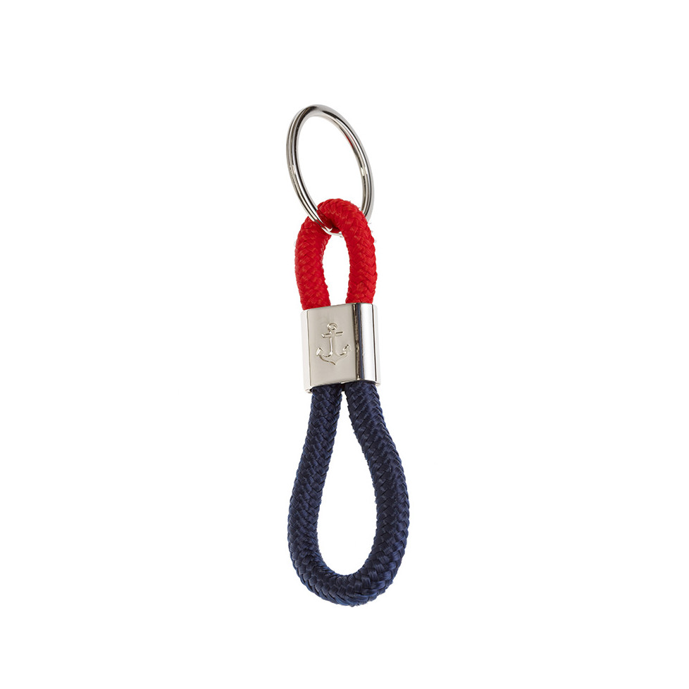 COLLECTION OF 4 MARINE KEYRINGS "ROPE"