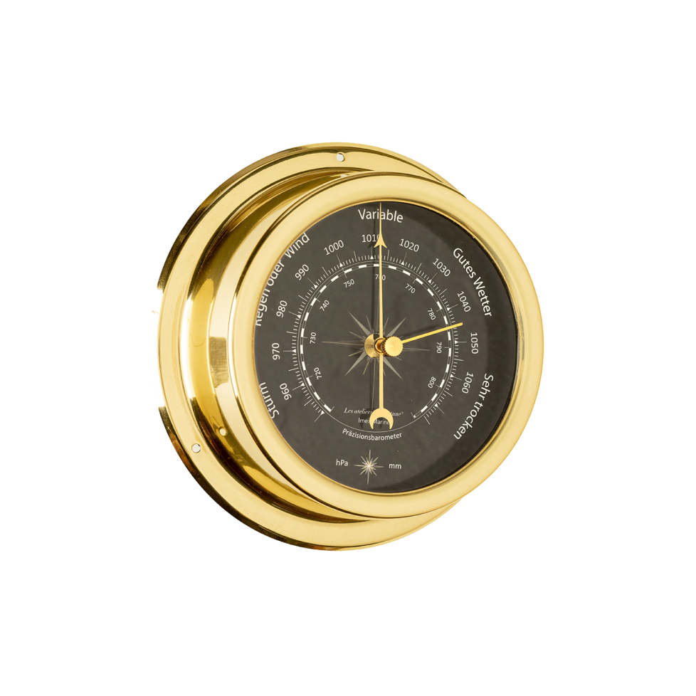 IMEX MARINE BRASS BAROMETER 14,5 CM