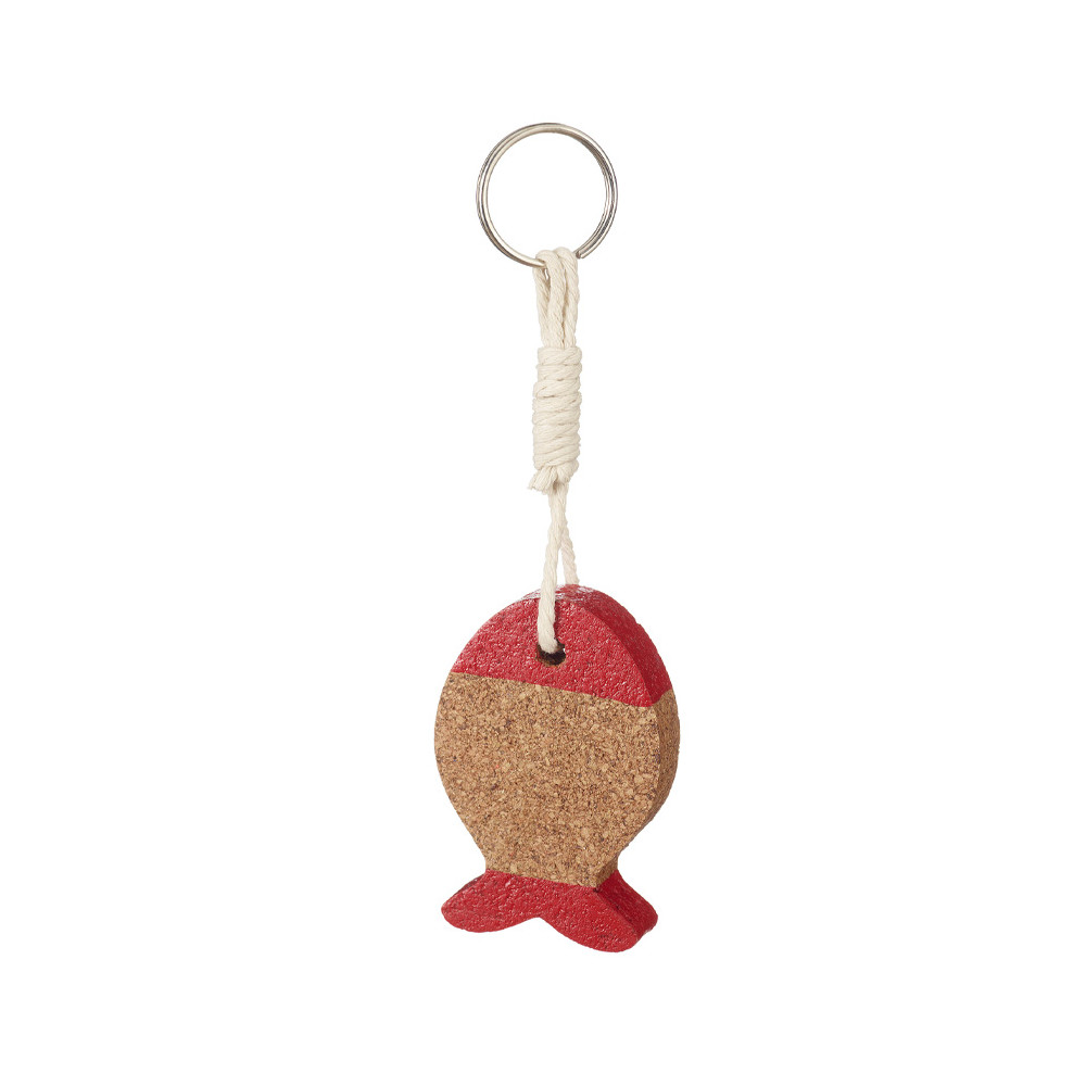 RED FLOATING FISH KEYRING