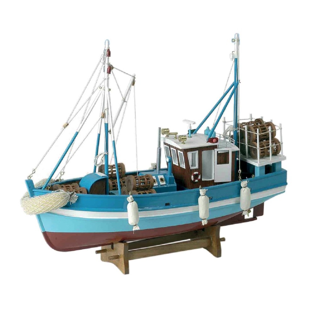 MAQUETA DE BARCO PESQUERO 45cm